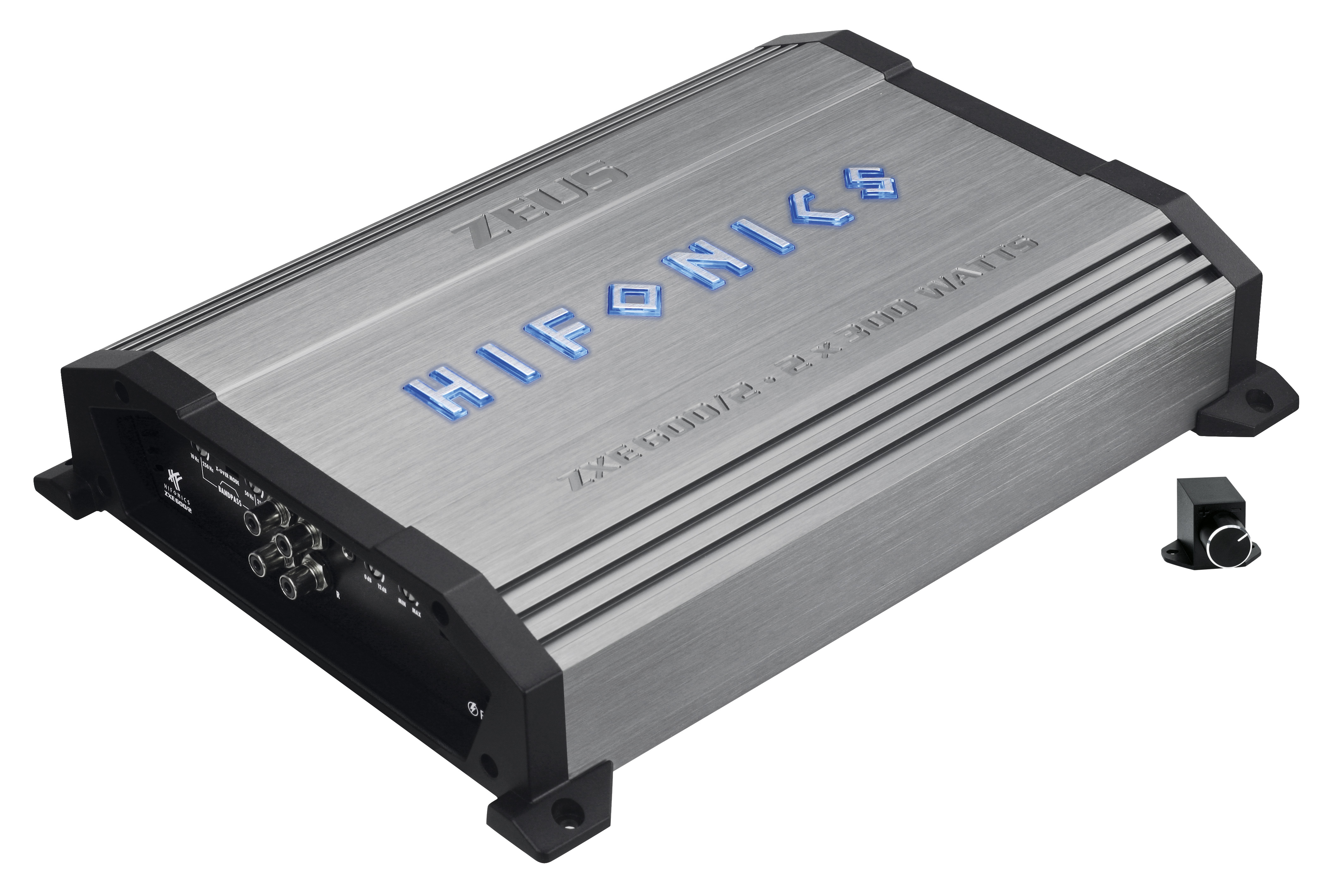 Hifonics ZXE 600/2 2-Kanal Class-AB Verstärker 600 Watt RMS inkl. Bass-Remote
